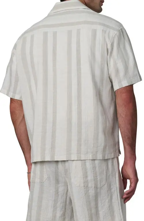 Joe's Jeans Dobby Stripe Camp Shirt