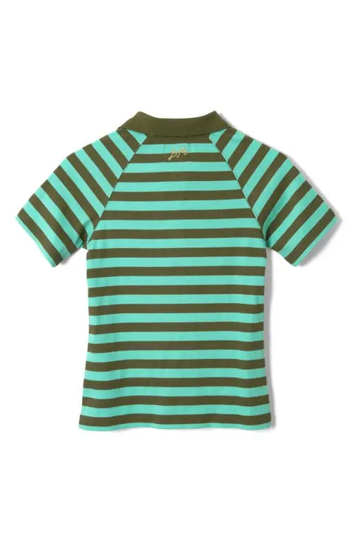 DAMSON MADDER Delphi Stripe Polo Shirt