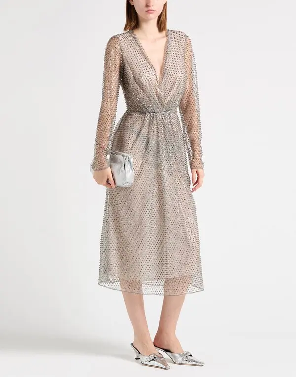 SEMICOUTURE Polyester Midi Dress