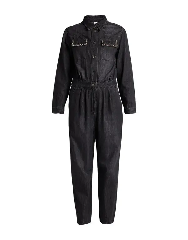 Liu Jo Cotton Denim Jumpsuit