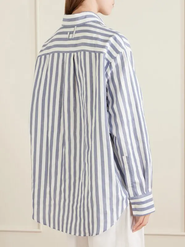 Jacquemus La Chemise Voilier Striped Cotton-poplin Shirt