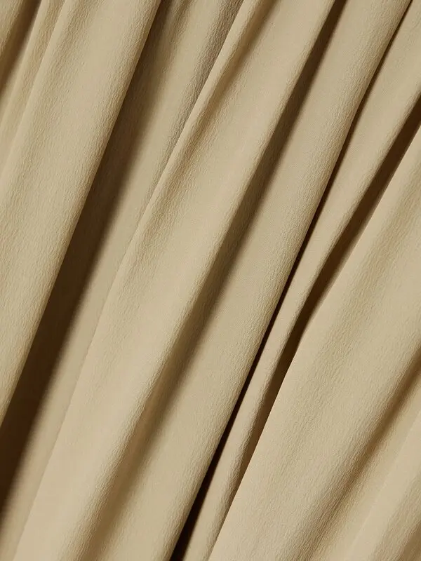 JOSEPH Tie-detailed Crepe De Chine Maxi Skirt