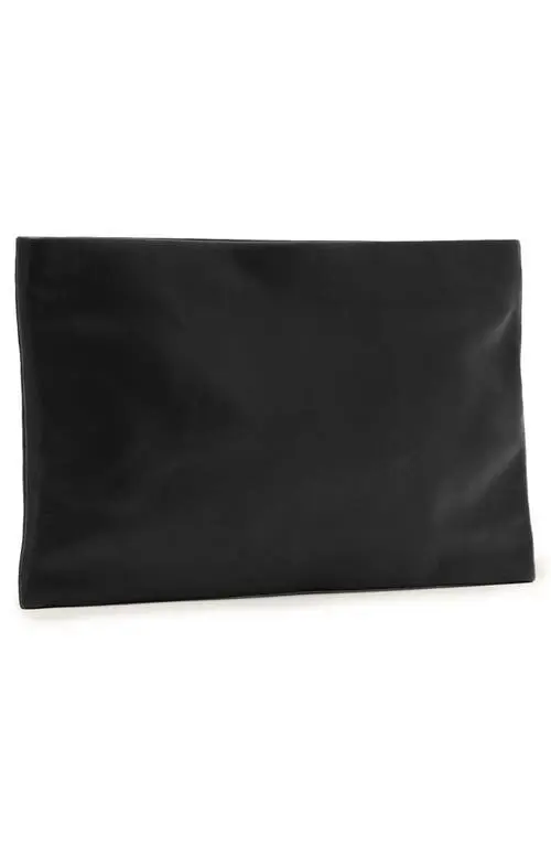 ALLSAINTS Bettina Leather Clutch - Black