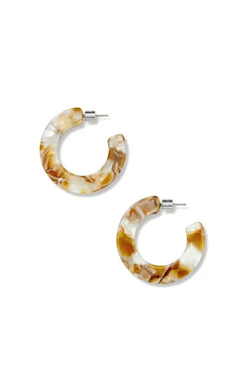 MACHETE Kate Hoop Earrings - Baja Tortoise