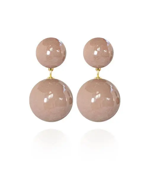 SAULE LABEL Sonia Classic Earrings - Dune