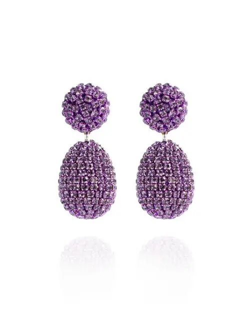 SAULE LABEL Clio Earrings - Mystic Violet