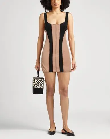 Pinko Mini Bodycon Dress In Beige - 40% Off | Editorialist