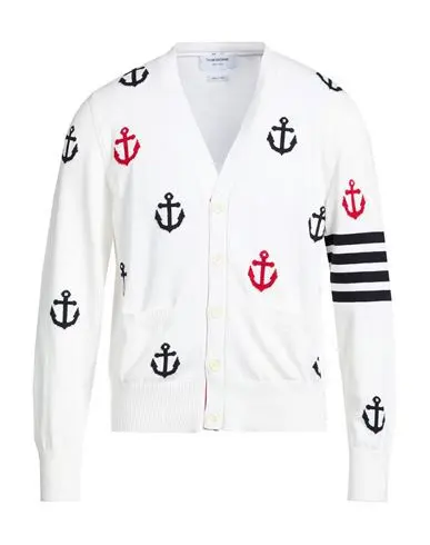Thom Browne Cardigan Cotton - White
