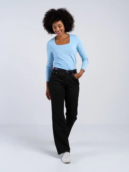 KETTLEWELL Darla Comfort Bootcut Jeans - Black