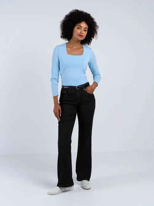 KETTLEWELL Darla Comfort Bootcut Jeans - Black