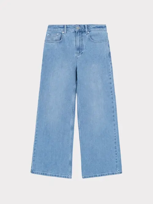 KETTLEWELL Darla Wide Leg High-waisted Jeans