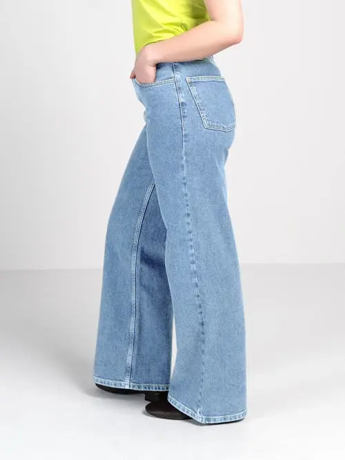KETTLEWELL Darla Wide Leg High-waisted Jeans