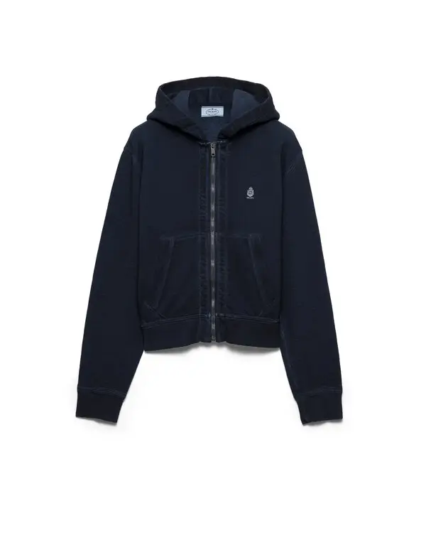Prada Cotton Hoodie Jacket