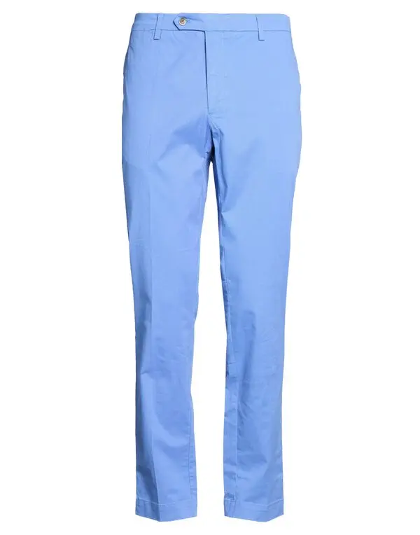 HACKETT Pants Size Cotton, Elastane - Azure