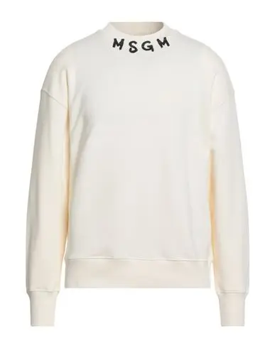 MSGM Cotton Sweatshirt - White