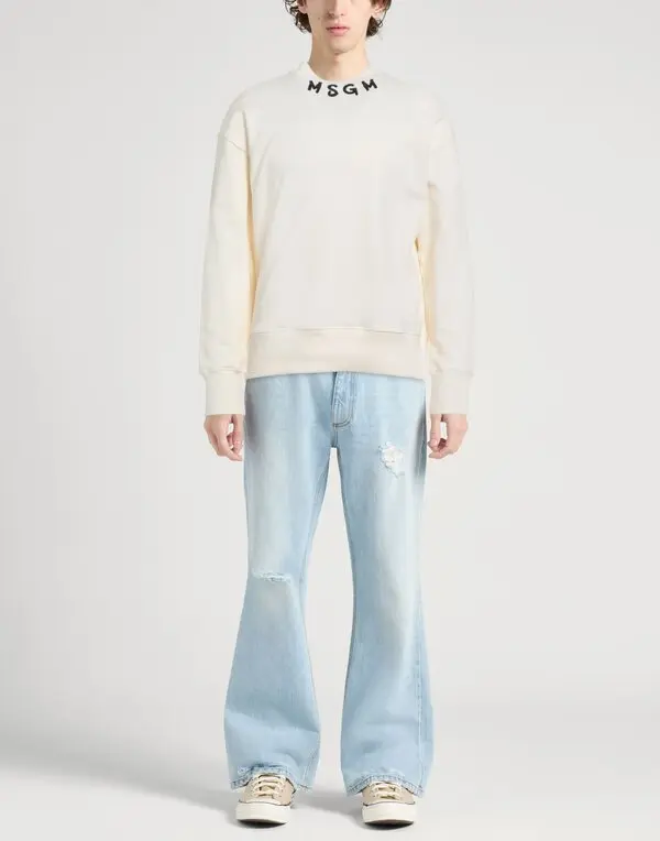MSGM Cotton Sweatshirt - White