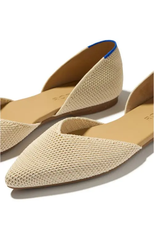 Rothy's The D'orsay Flat - Conch Raffia-knit