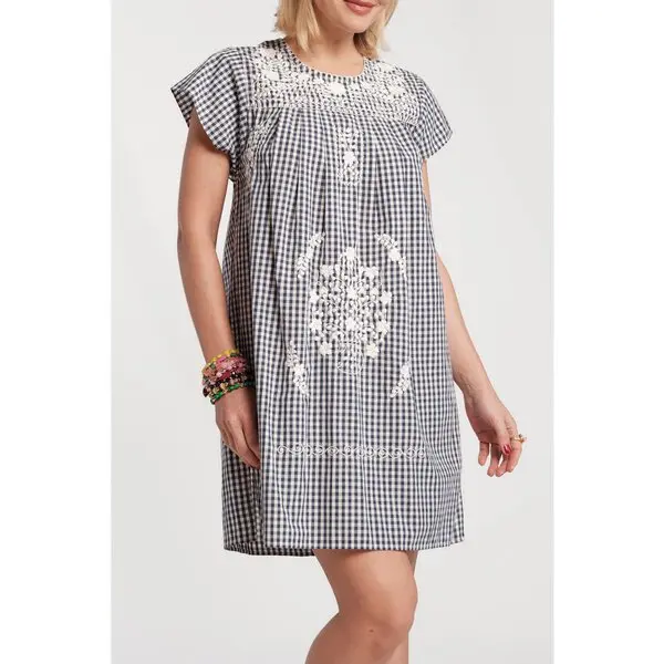 FRANCES VALENTINE Camila Mini Dress Gingham