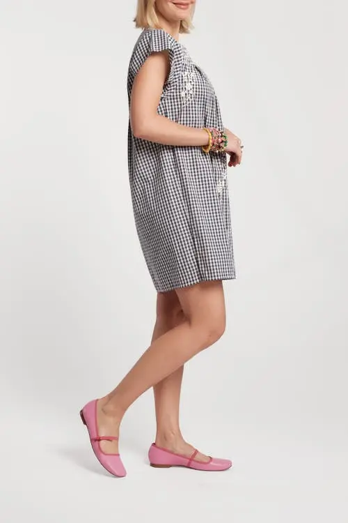 FRANCES VALENTINE Camila Mini Dress Gingham