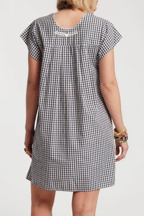 FRANCES VALENTINE Camila Mini Dress Gingham
