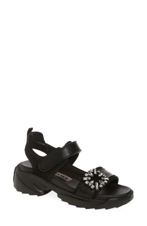 ROGER VIVIER Viv' On The Run Sandal - Nero
