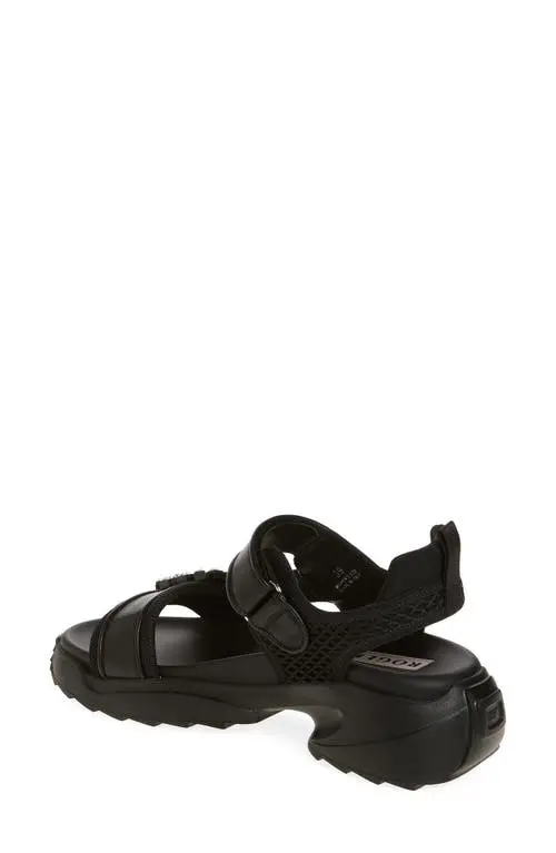 ROGER VIVIER Viv' On The Run Sandal - Nero