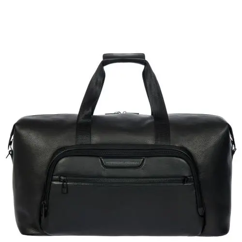 Porsche Design Roadster Leather Weekender Travel Bag - Black
