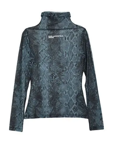 Karl Lagerfeld Top With Snakeskin Print