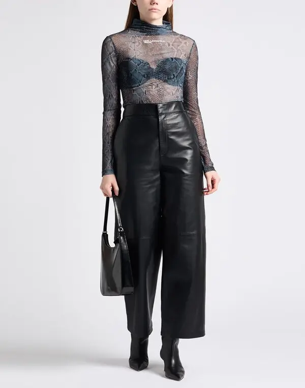 Karl Lagerfeld Top With Snakeskin Print
