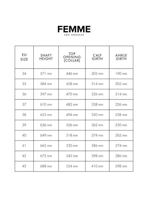 FEMME The Scorpio Thigh High Boot
