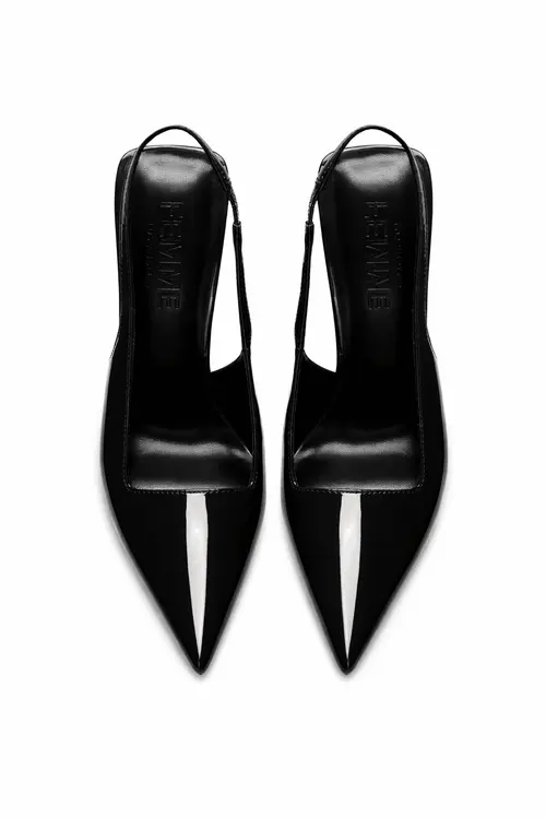 FEMME G63x Slingback 120 Pumps - Noir