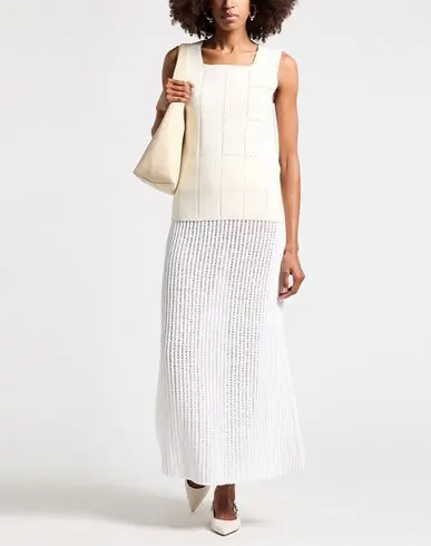 FERRAGAMO Cotton Maxi Flared Skirt