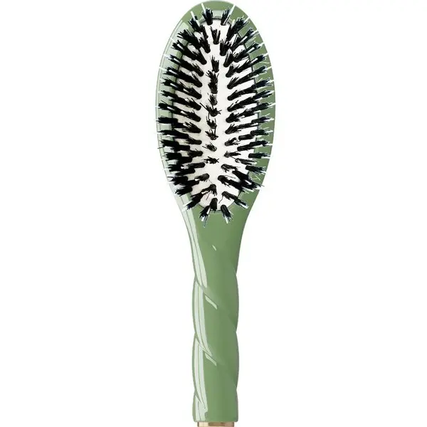 LA BONNE BROSSE N.02 The Small Care & Detangling Hairbrush - Almond Green