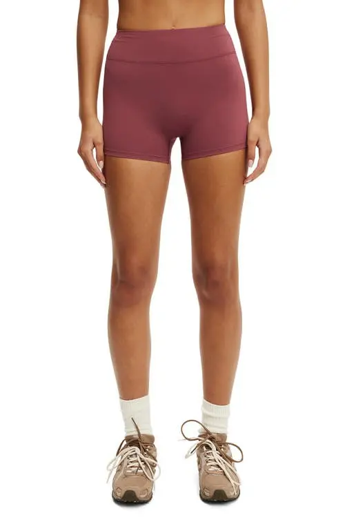 Cotton:on Active Ultra Luxe Invisible Scrunch Shortie Short - Dusty Rose