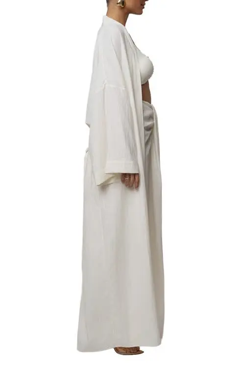 JLUXLABEL Maxi Duster With Belt