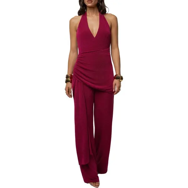 JLUXLABEL Halter Neck Jumpsuit