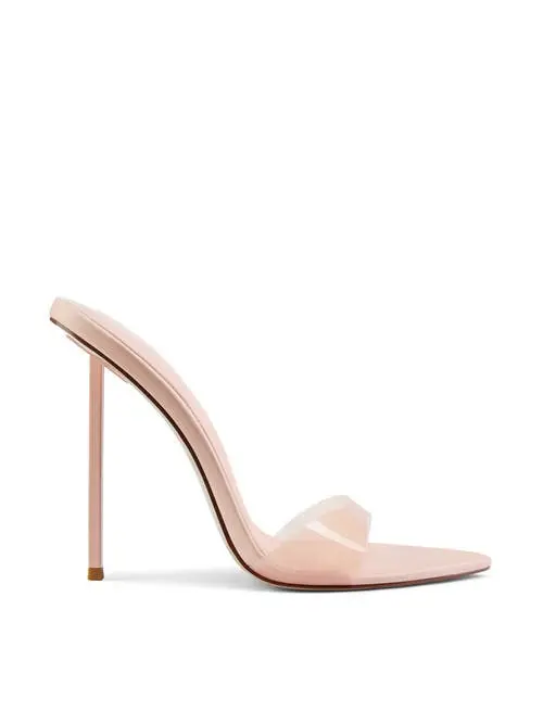 Femme La Whiskey Pvc Mule - Peach