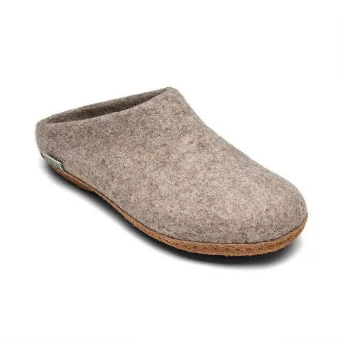 KYRGIES Molded Sole Low Back Slipper - Oatmeal