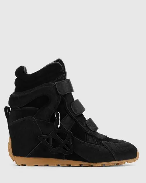 NAKED WOLFE Element Wedge Sneakers - Black