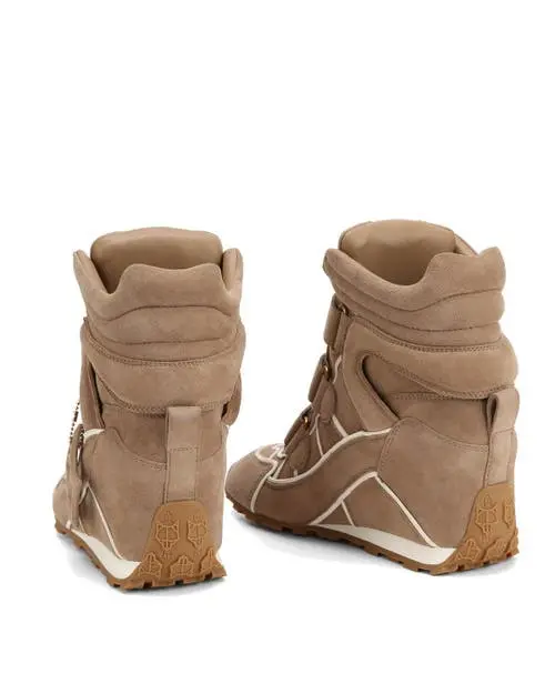 NAKED WOLFE Element Suede Wedge Boots