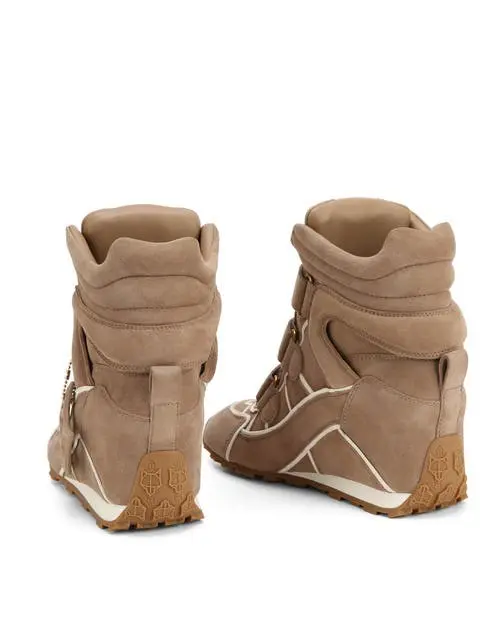 NAKED WOLFE Element Suede Wedge Boots