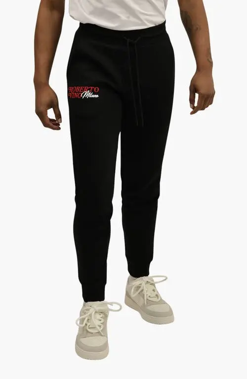ROBERTO VINO Slim Fit Graphic Pants