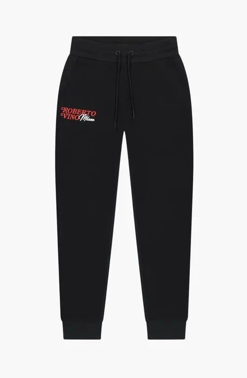 ROBERTO VINO Slim Fit Graphic Pants