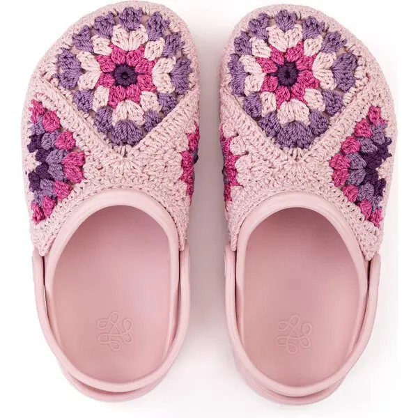 THE SAK Crocheted Clogs With Ankle Strap - Orchid Patch