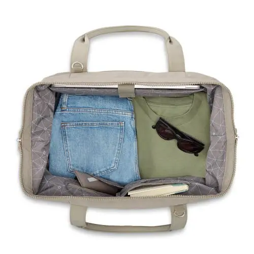 SAMSONITE Two-piece Luggage Set: Weekender Duffel And Carry-on Suitcase - Stone Grey/limestone