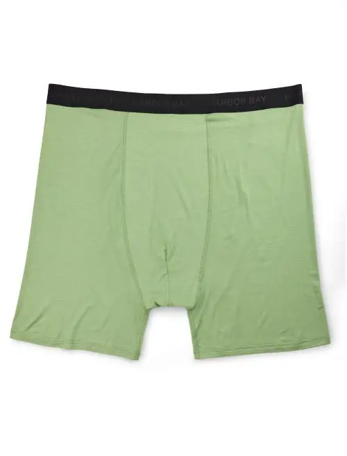 HARBOR BAY BY DXL Big & Tall Modal 4 Inch Stretch Boxer Briefs V2 - Frost