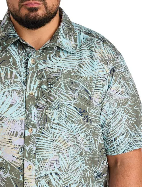 Columbia Big & Tall Pfg Super Slack Tide Camp Shirt - Cypress