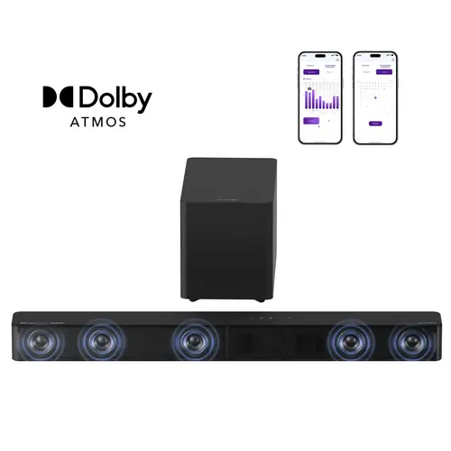 ULTIMEA Poseidon M60 Boom 5.1ch Dolby Atmos Sound System - Black