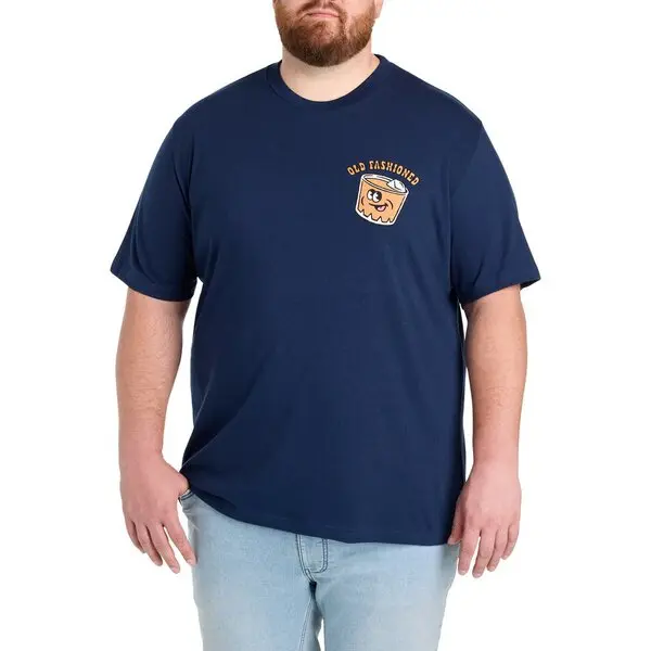TRUE NATION BY DXL Big & Tall Old Fashioned Graphic Tee