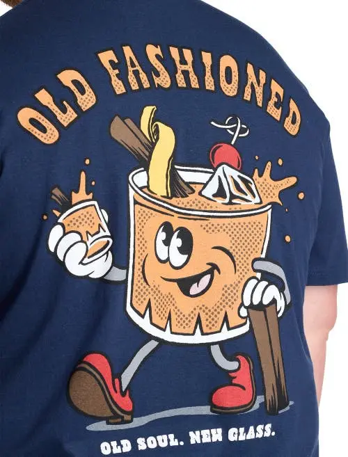 TRUE NATION BY DXL Big & Tall Old Fashioned Graphic Tee